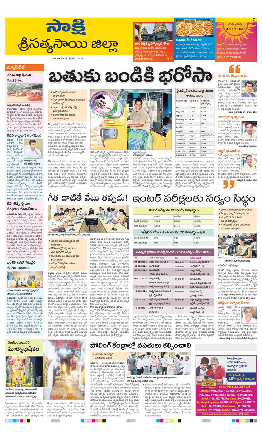సాక్షి : Sakshi Telugu News Paper | Sakshi ePaper | Sakshi Andhra ...
